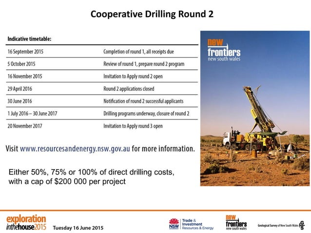 Exploration in the House 2015: Geology Survey of NSW Overview and ...