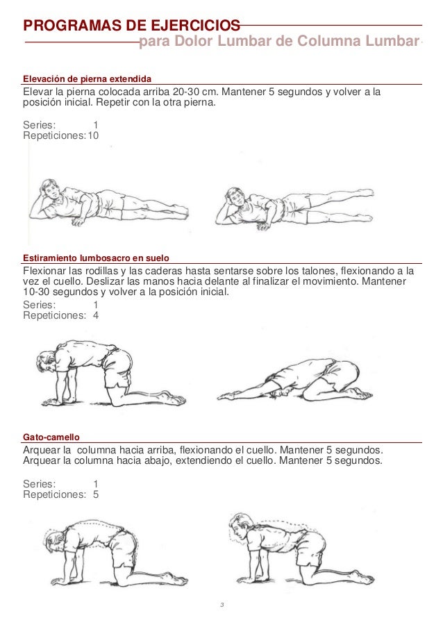 Programas De Ejercicios Para Columna Cervical