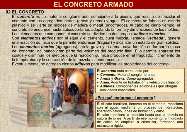 01 el concreto armado | PPTX