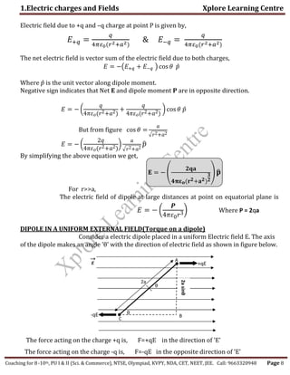01 Electric Fieeld and charges Notes.pdf