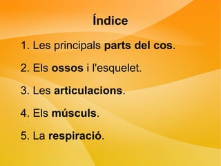 01 el nostre cos | PPT