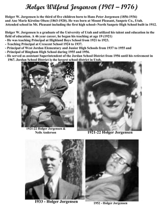Elsa Margaret Marie Anderson & Holger Wilford Jorgensen | PDF