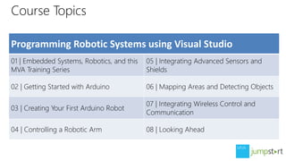 Embedded systems robotics and this mva training series | PPTX