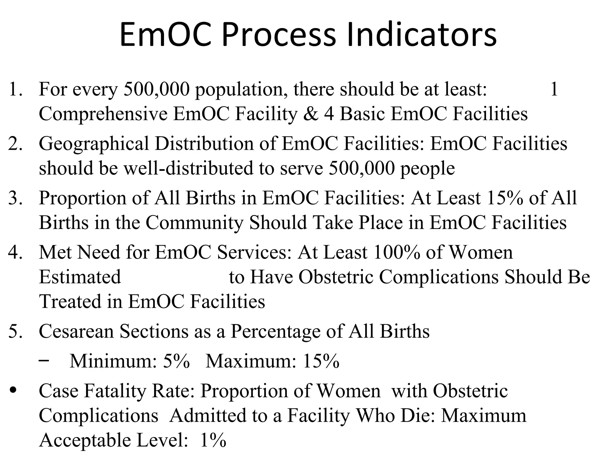 01 Emergency Obstetric care | PPT