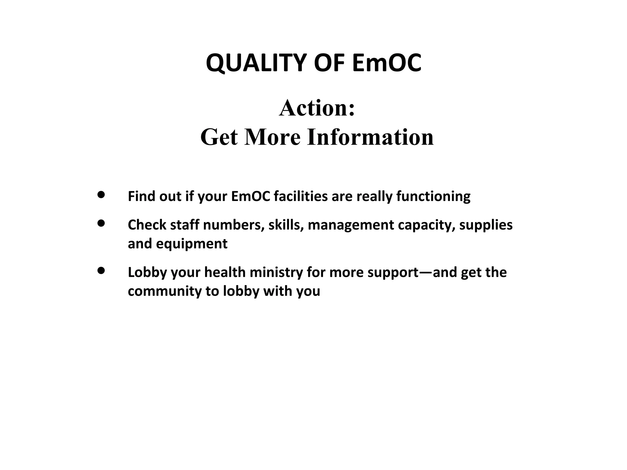 01 Emergency Obstetric care | PPT