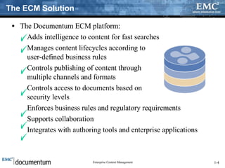 Enterprise Content Management | PPT
