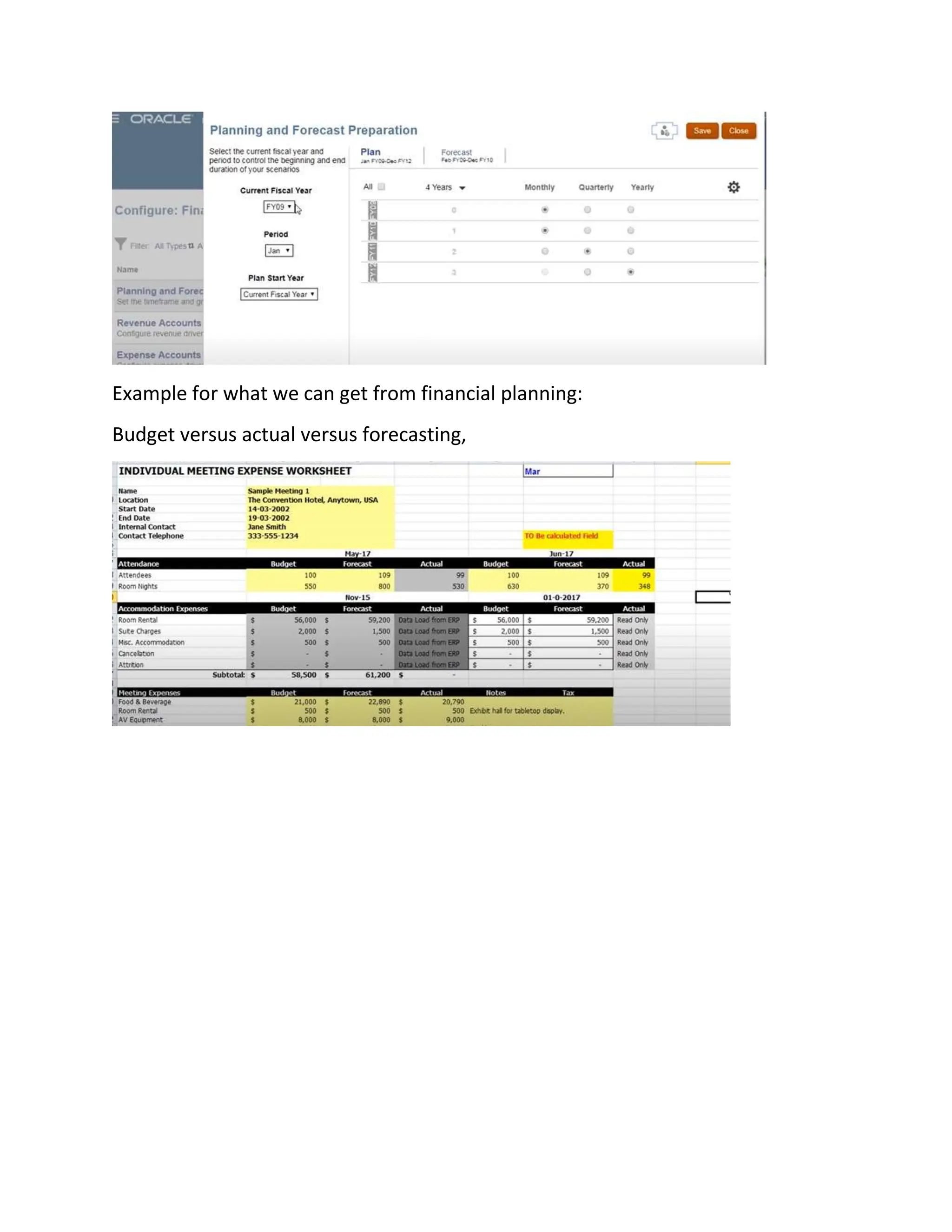 EPM Planning and budgeting (overview about the system capabilities) | DOCX
