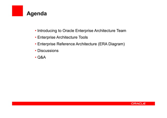 The Enterprise Reference Architecture and Tools | PDF