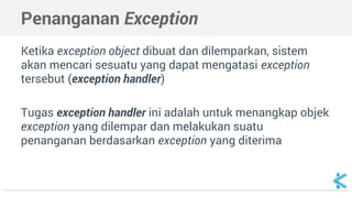 OOP - Exception | PPT