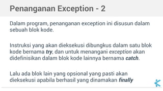 OOP - Exception | PPT