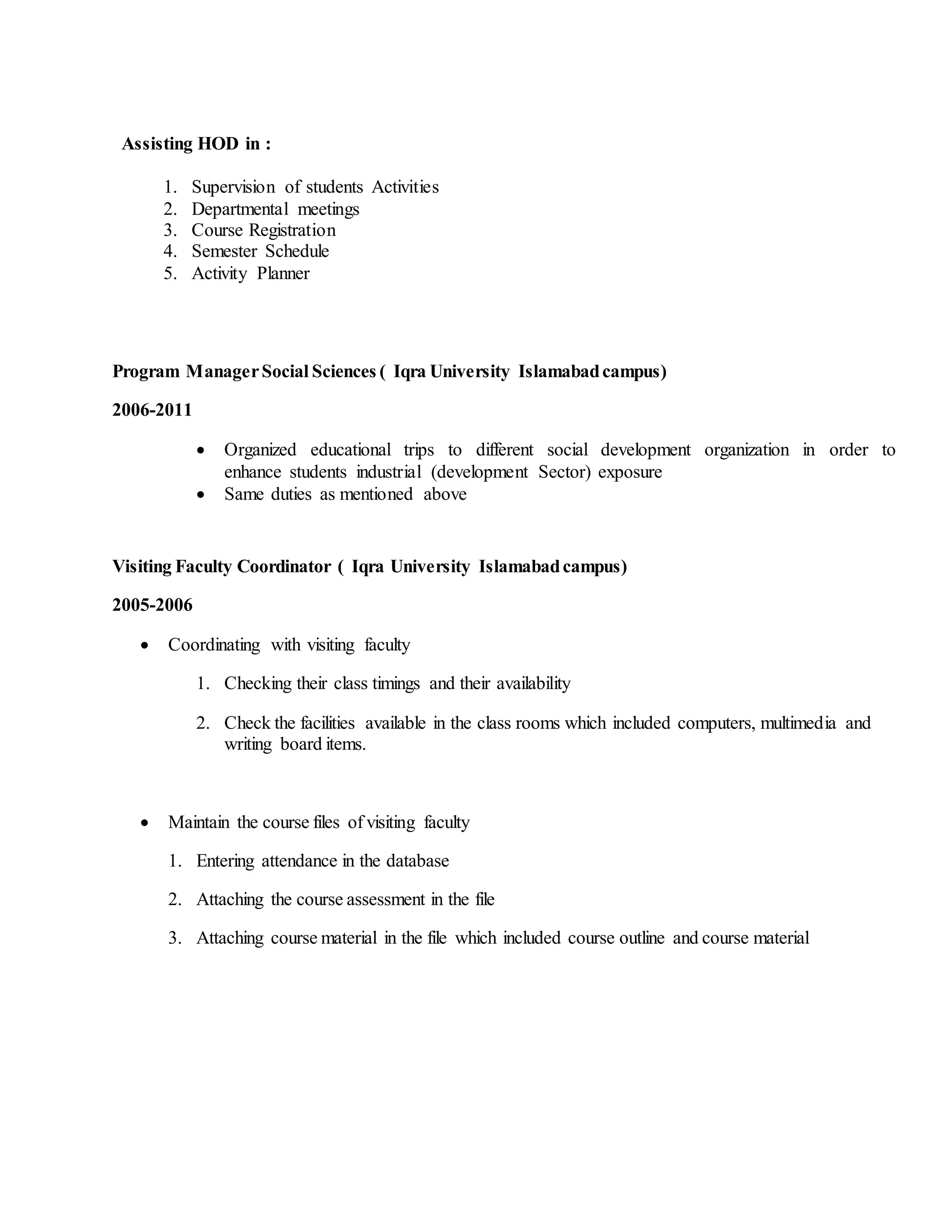 Umar Rashid Resume | DOCX
