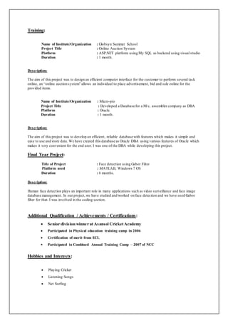 Bikash new CV | PDF