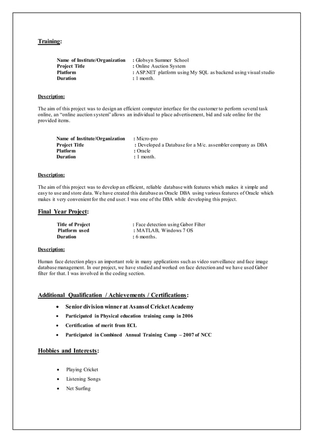 Bikash new CV | PDF