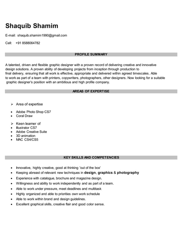 Shaquib Shamim_Graphics designer | PDF