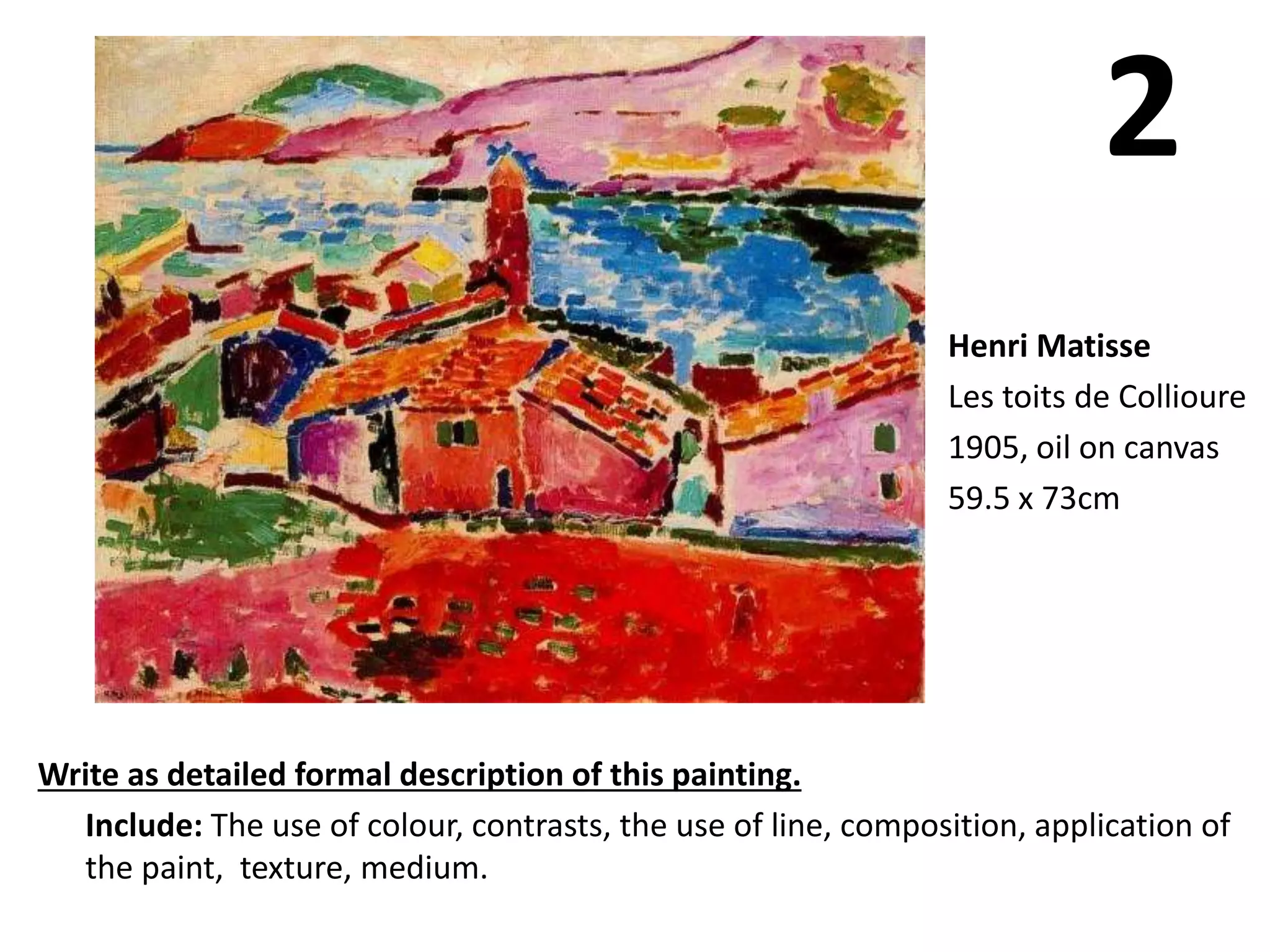 01 Fauvism Henri Matisse | PPT