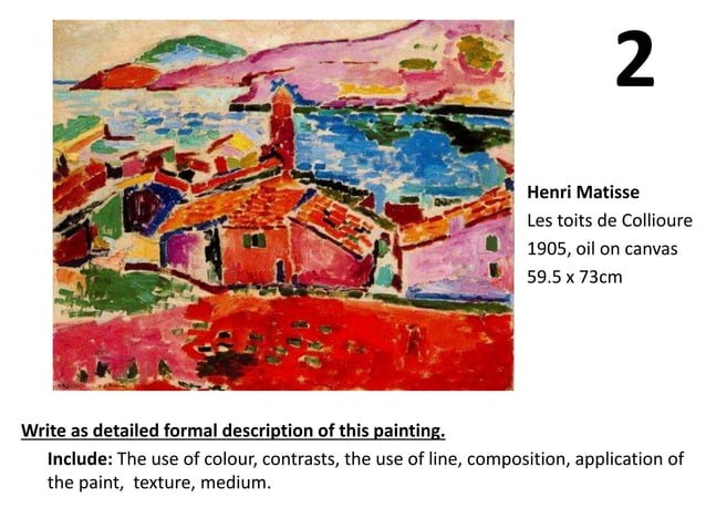 01 Fauvism Henri Matisse | PPT