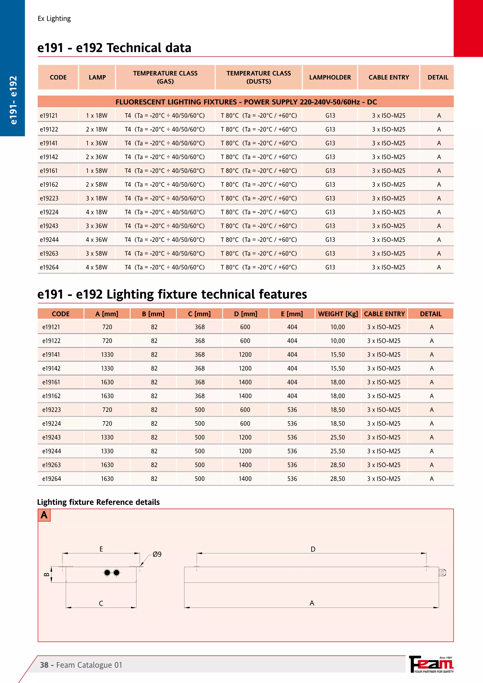 FEAM Lighting - Hazardous Area & Explosion Proof Lighting | PDF