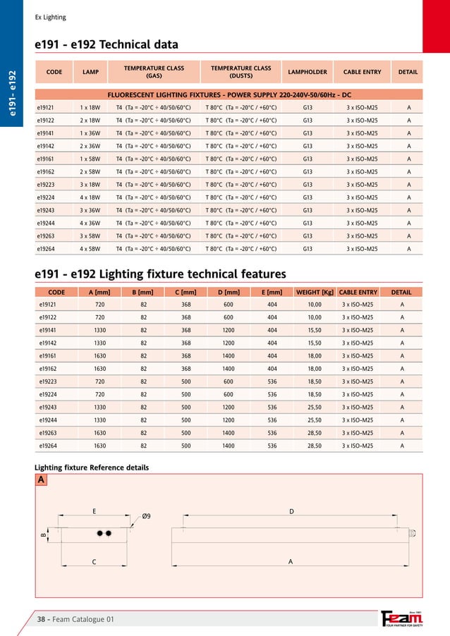 FEAM Lighting - Hazardous Area & Explosion Proof Lighting | PDF