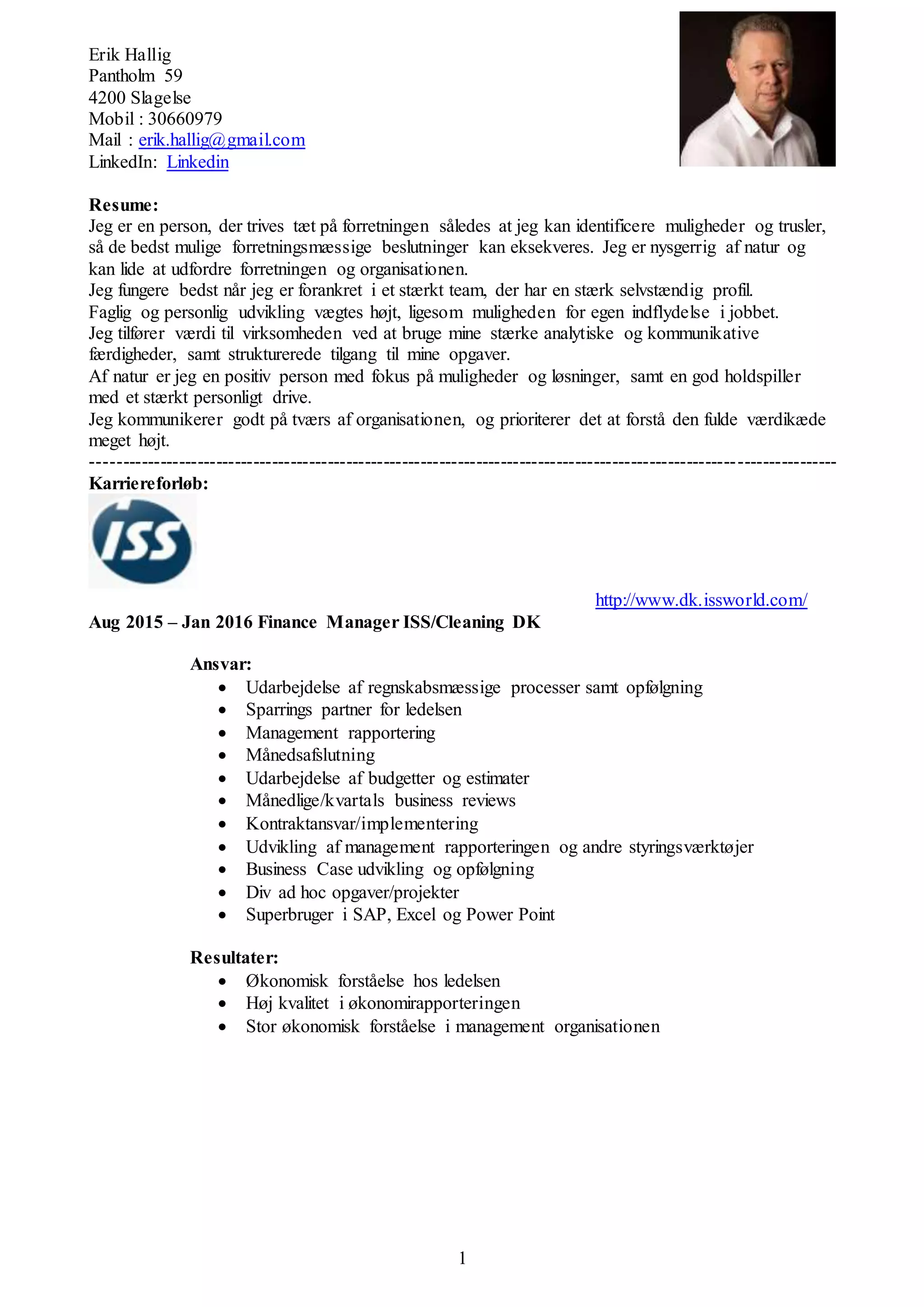CV Erik Hallig | DOCX