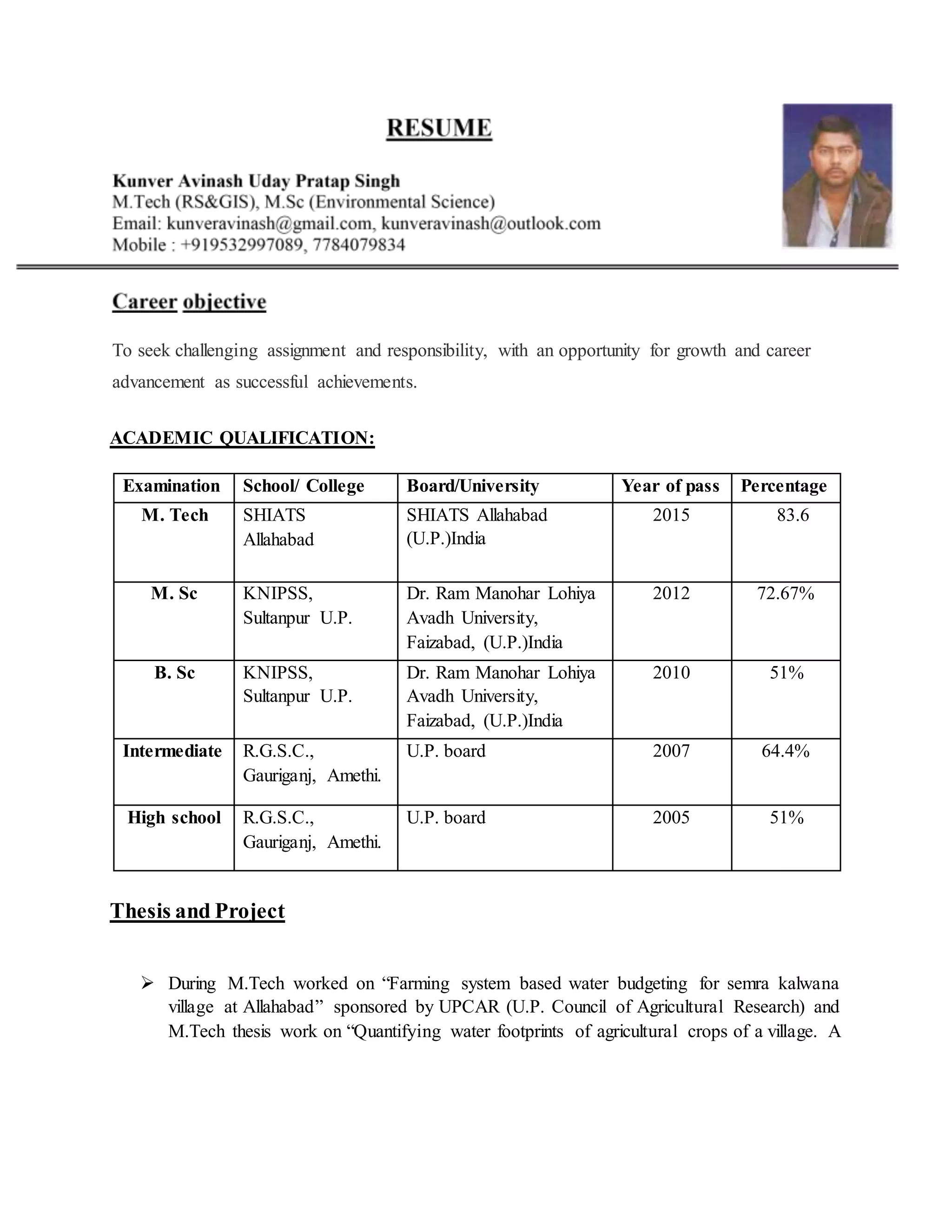 Avinash_resume | PDF