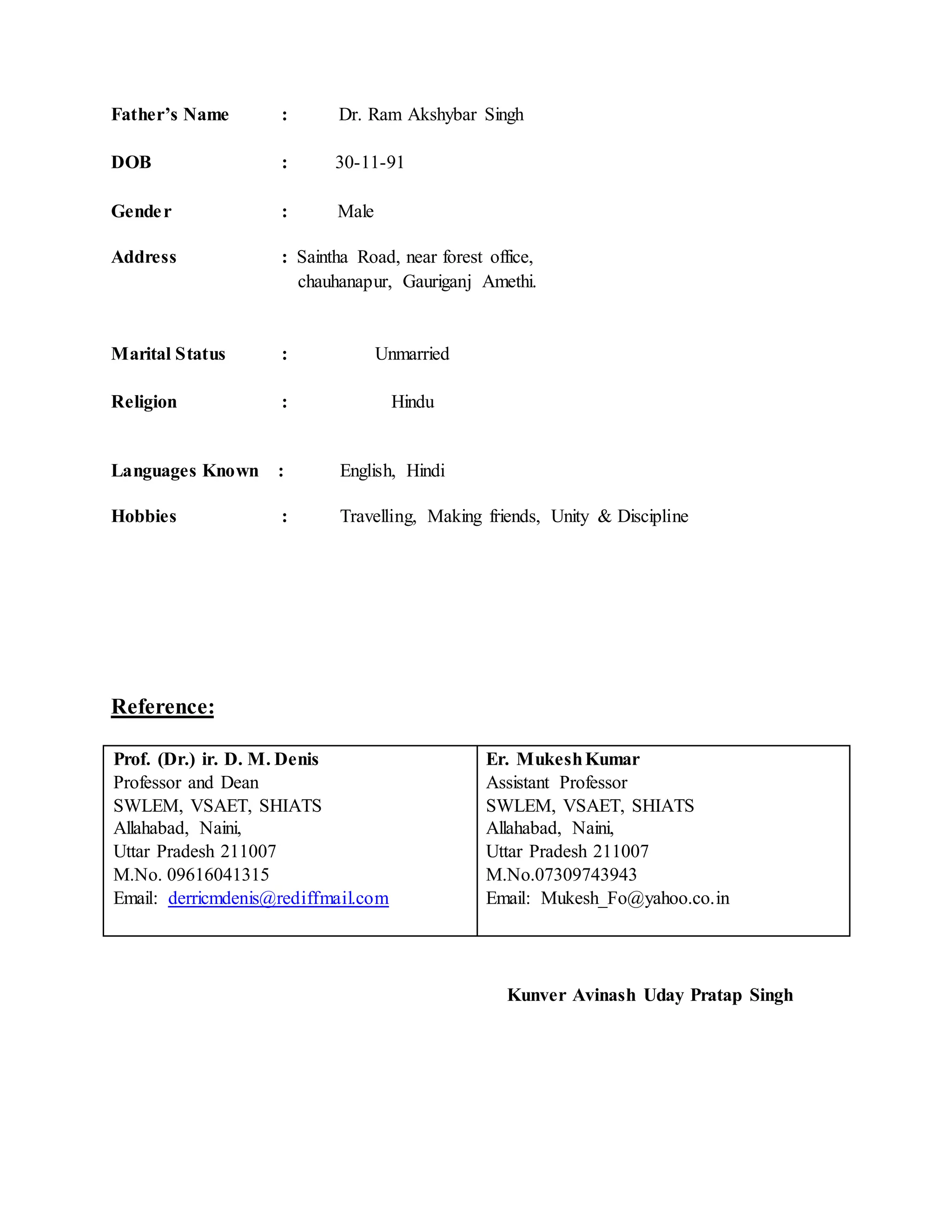 Avinash_resume | DOCX