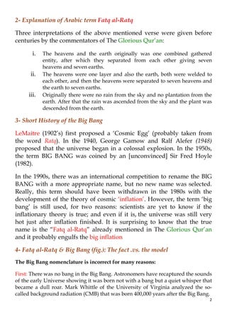 Fatq al-Ratq vs. Big Bang | PDF