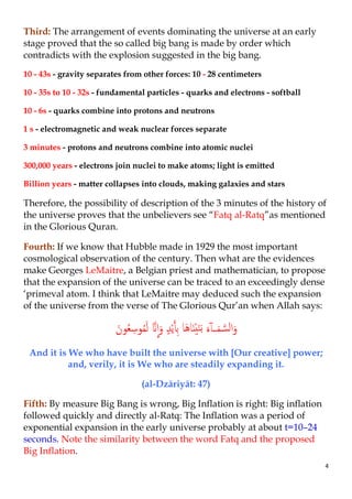 Fatq al-Ratq vs. Big Bang | PDF