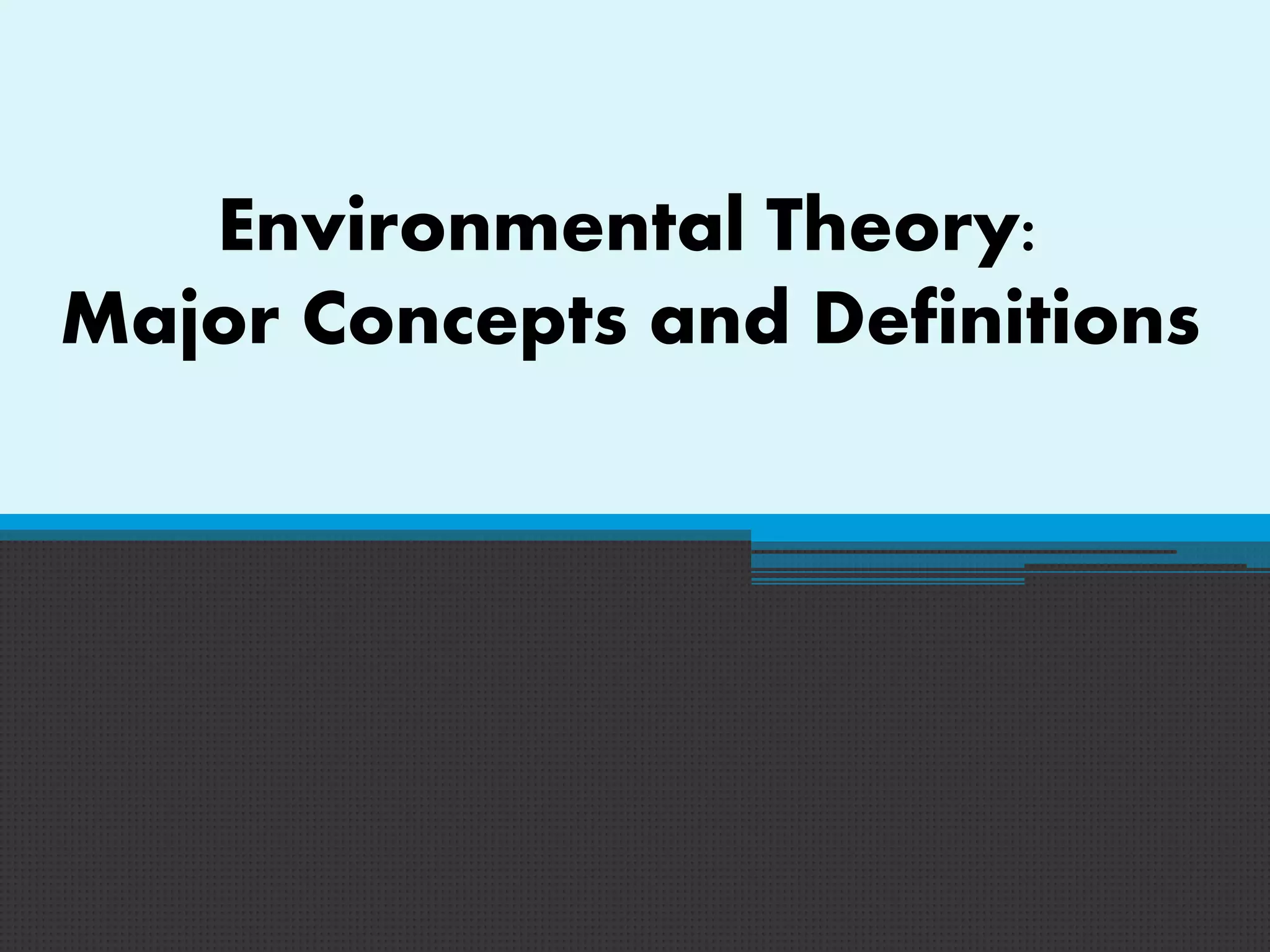 Florence Nightingale's Environment Theory | PPTX