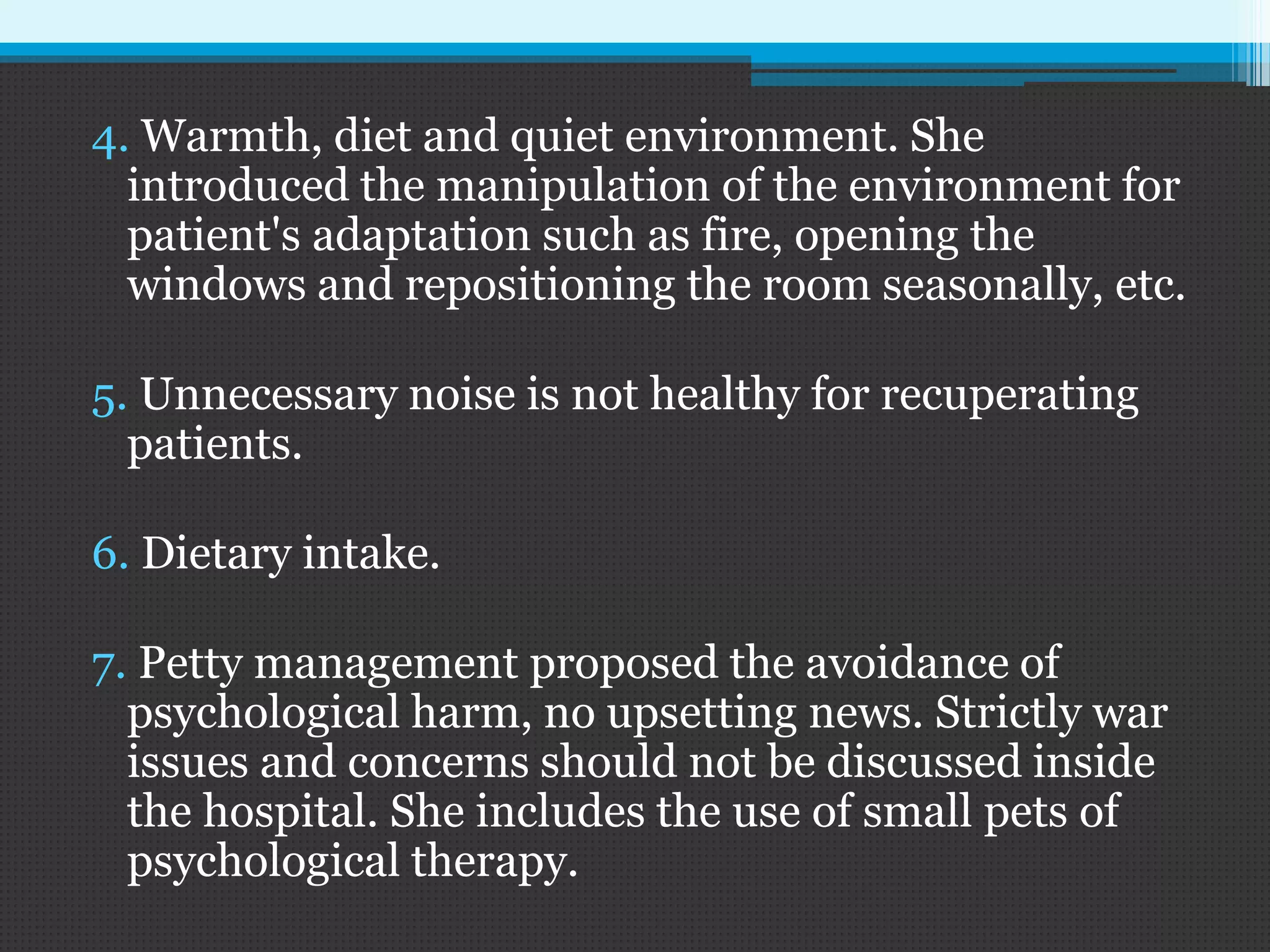 Florence Nightingale's Environment Theory | PPTX