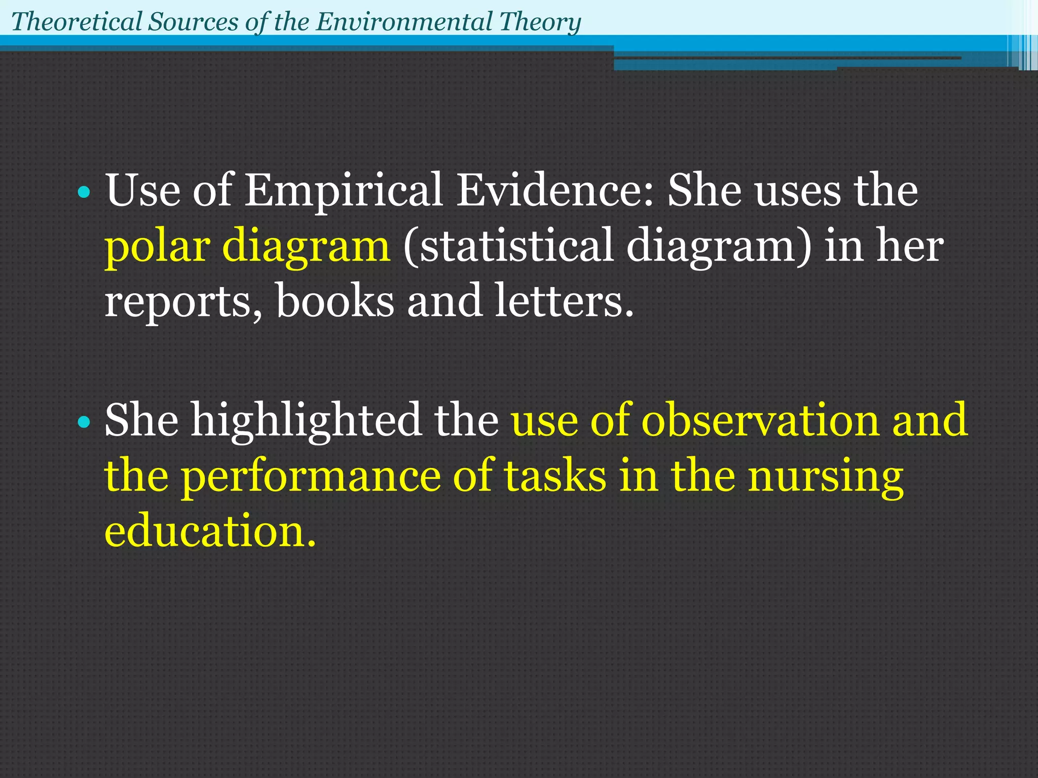 Florence Nightingale's Environment Theory | PPTX