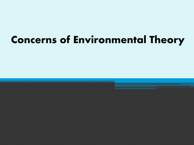 Florence Nightingale's Environment Theory | PPTX | Healthcare Industry | Industries