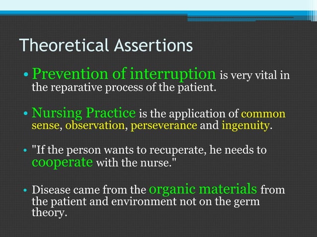 Florence Nightingale's Environment Theory | PPTX | Healthcare Industry ...