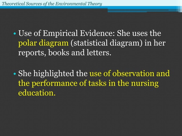 Florence Nightingale's Environment Theory | PPTX | Healthcare Industry ...