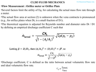 Fluid mechanics module 5 venturimeter pressure equipments | PPT