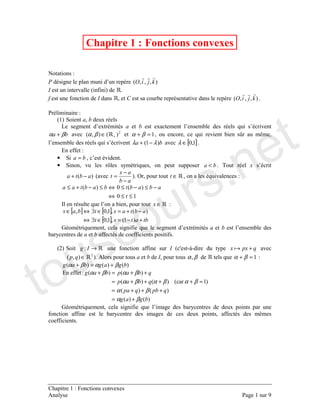 01 fonctions convexes | PDF