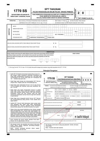 01 form 1770 ss 2009 | PDF