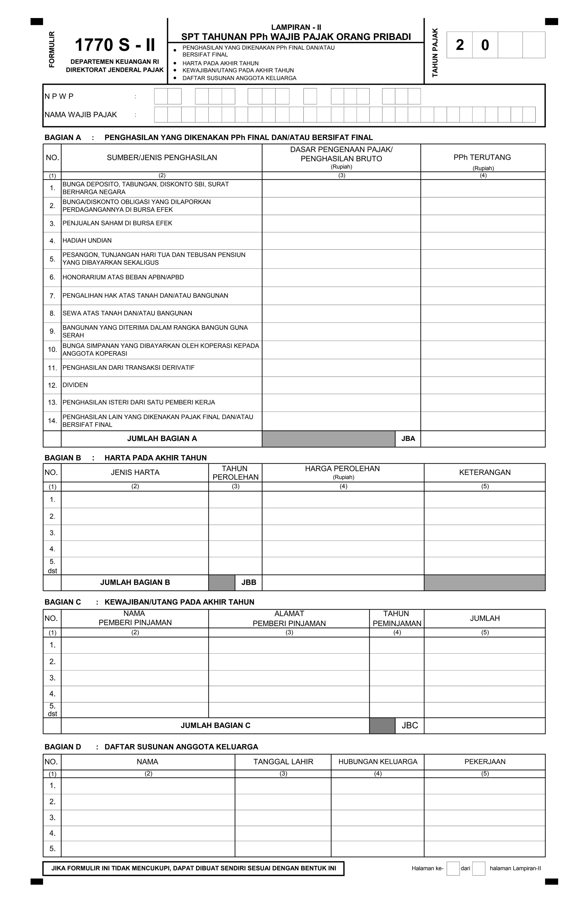 01 form 1770 s 2009 | PDF
