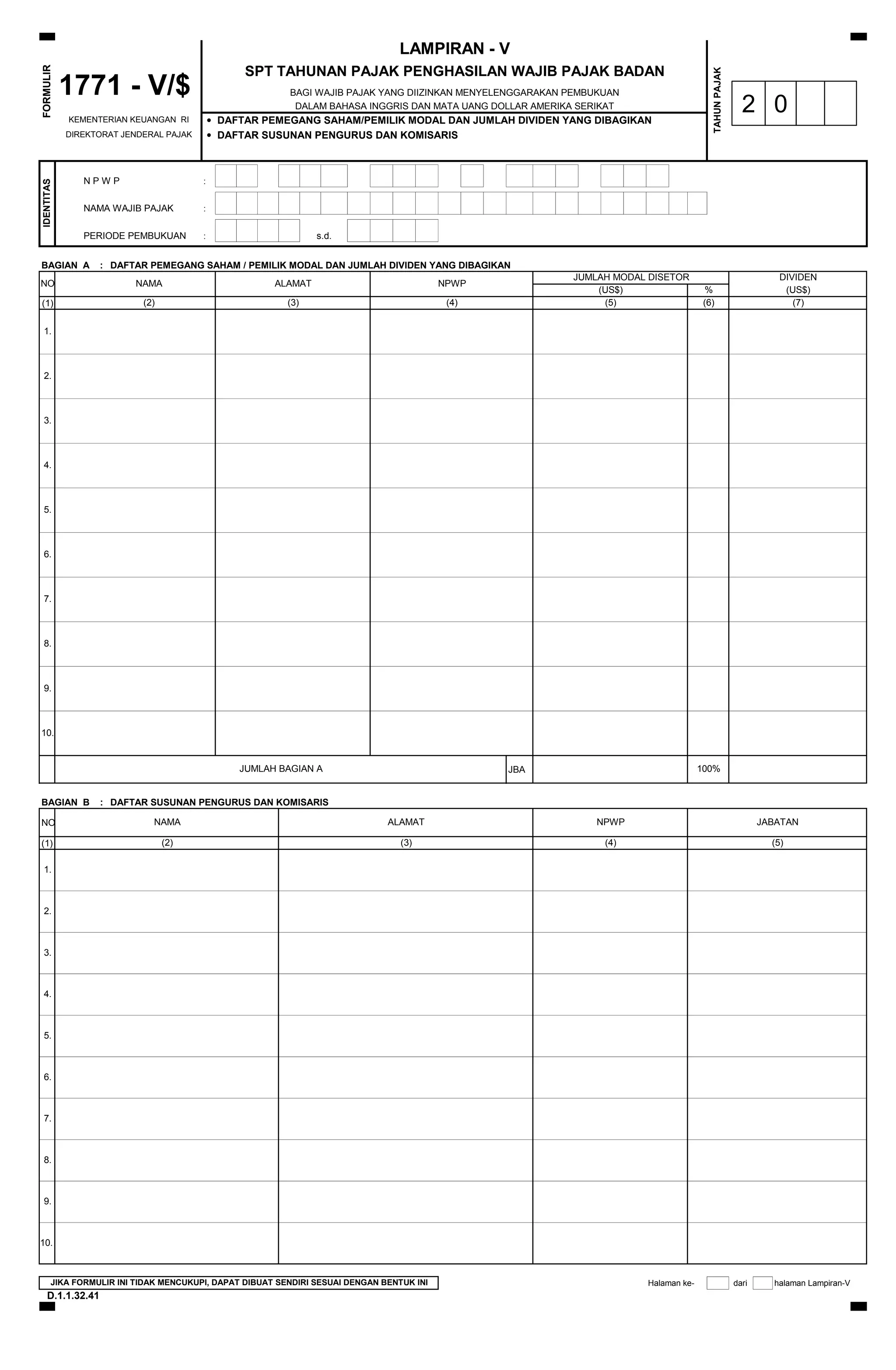 GENERAL INSTRUCTIONS FOR THE COMPLETION PDF FORM 1771 | PDF