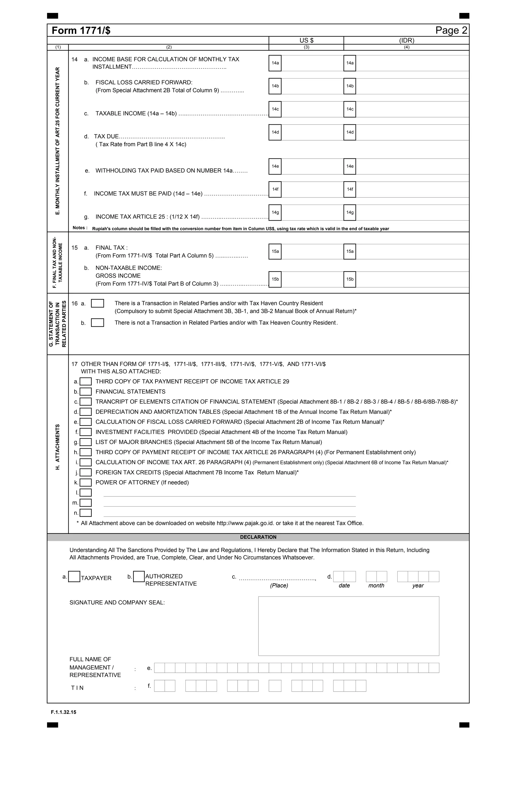 GENERAL INSTRUCTIONS FOR THE COMPLETION PDF FORM 1771 | PDF