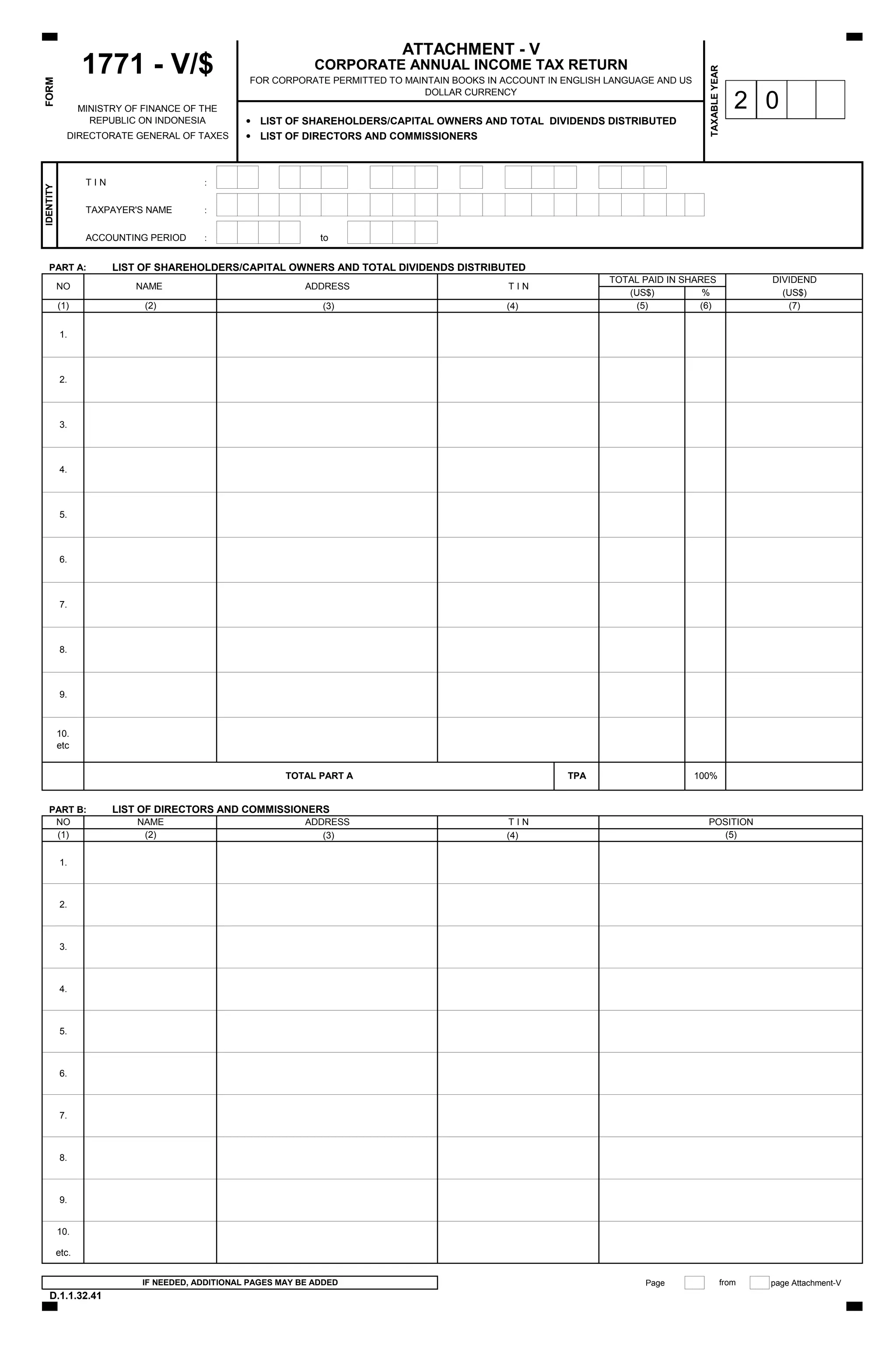 GENERAL INSTRUCTIONS FOR THE COMPLETION PDF FORM 1771 | PDF