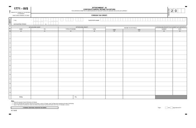 GENERAL INSTRUCTIONS FOR THE COMPLETION PDF FORM 1771