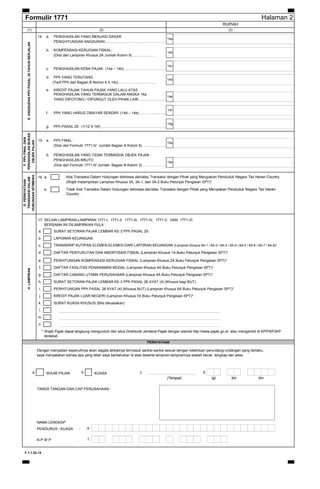 SPT form induk 1771 | PDF