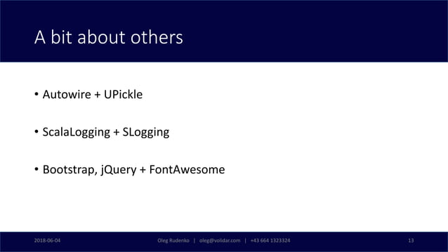 Full Stack of Scala | PPT