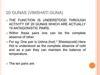 Fundamentals of Ayurveda | PPTX
