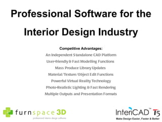 Furnspace 3D Intericad T5 Interior Design Software | PPT