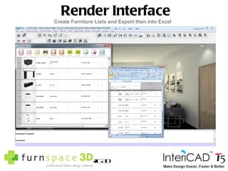 Furnspace 3D Intericad T5 Interior Design Software | PPT
