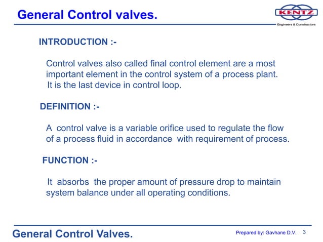 FUNDAMENTAL OF VALVE DESIGN