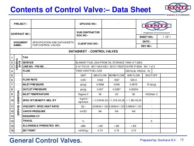 FUNDAMENTAL OF VALVE DESIGN