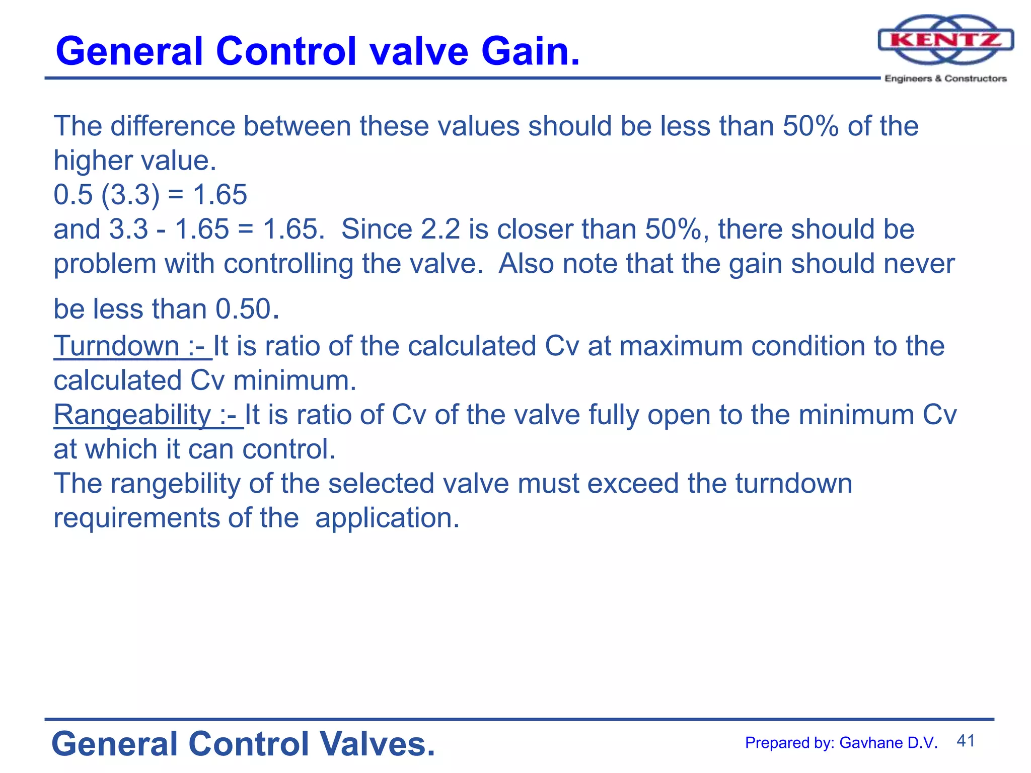 01 General Control Valves Training. | PPSX