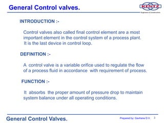 01 General Control Valves Training. | PPSX
